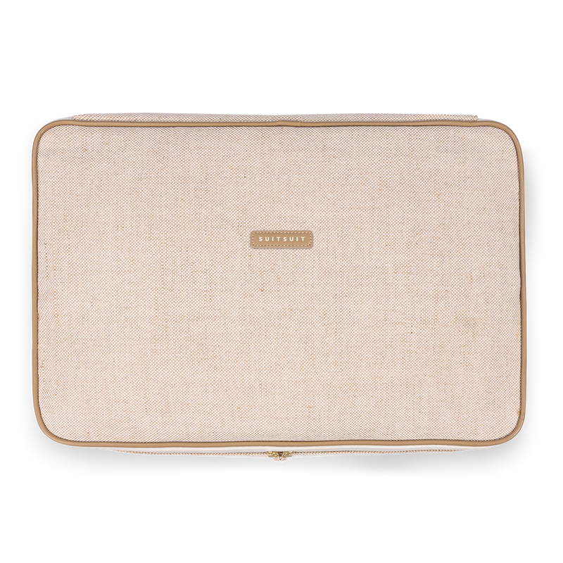 Fusion Raw Cotton Packing Cube Set 76 cm | SUITSUIT